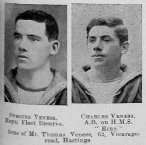 Veness, Charles - WW1 Roll Of Honour