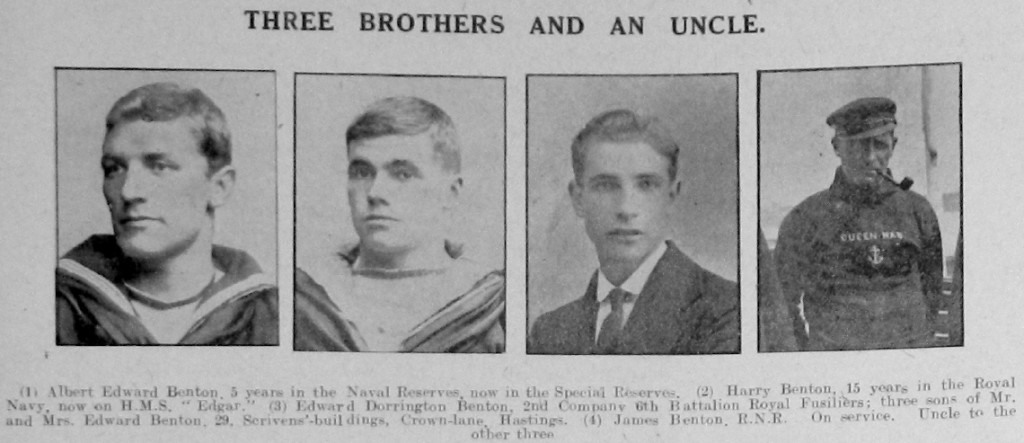 Benton, Edward Dorrington - WW1 Roll Of Honour