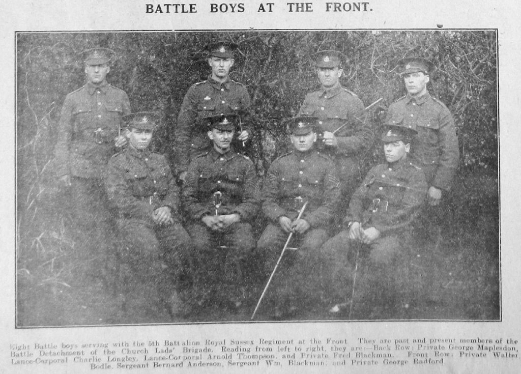 Radford, George - WW1 Roll Of Honour