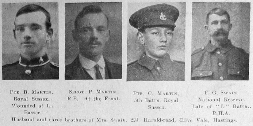 Martin, C - WW1 Roll Of Honour