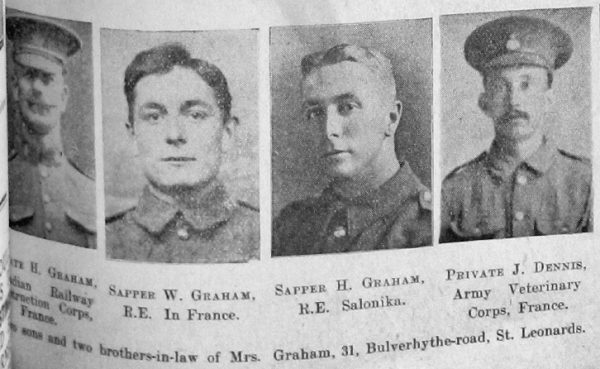 Graham, H - WW1 Roll Of Honour